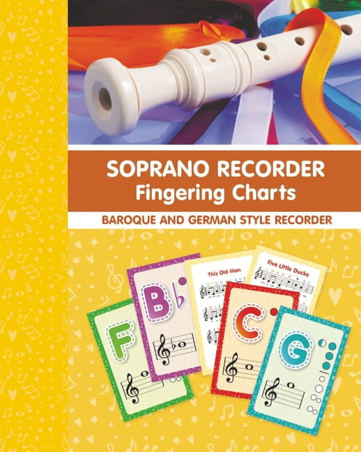 Soprano Recorder Fingering Charts. For Baroque and German Style ...