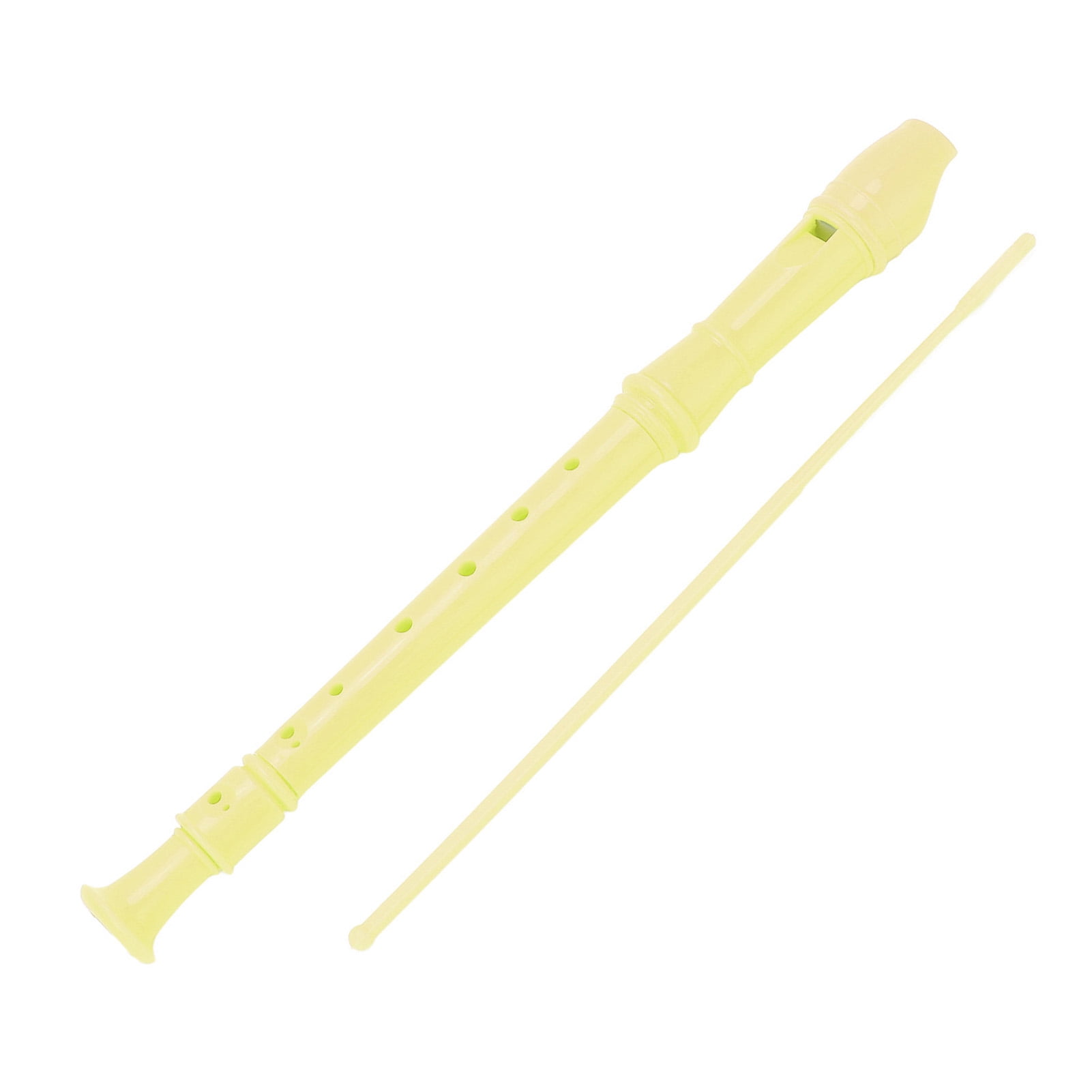 Soprano Recorder Instrument, 8-Hole ABS Material, Yellow Color, Perfect ...