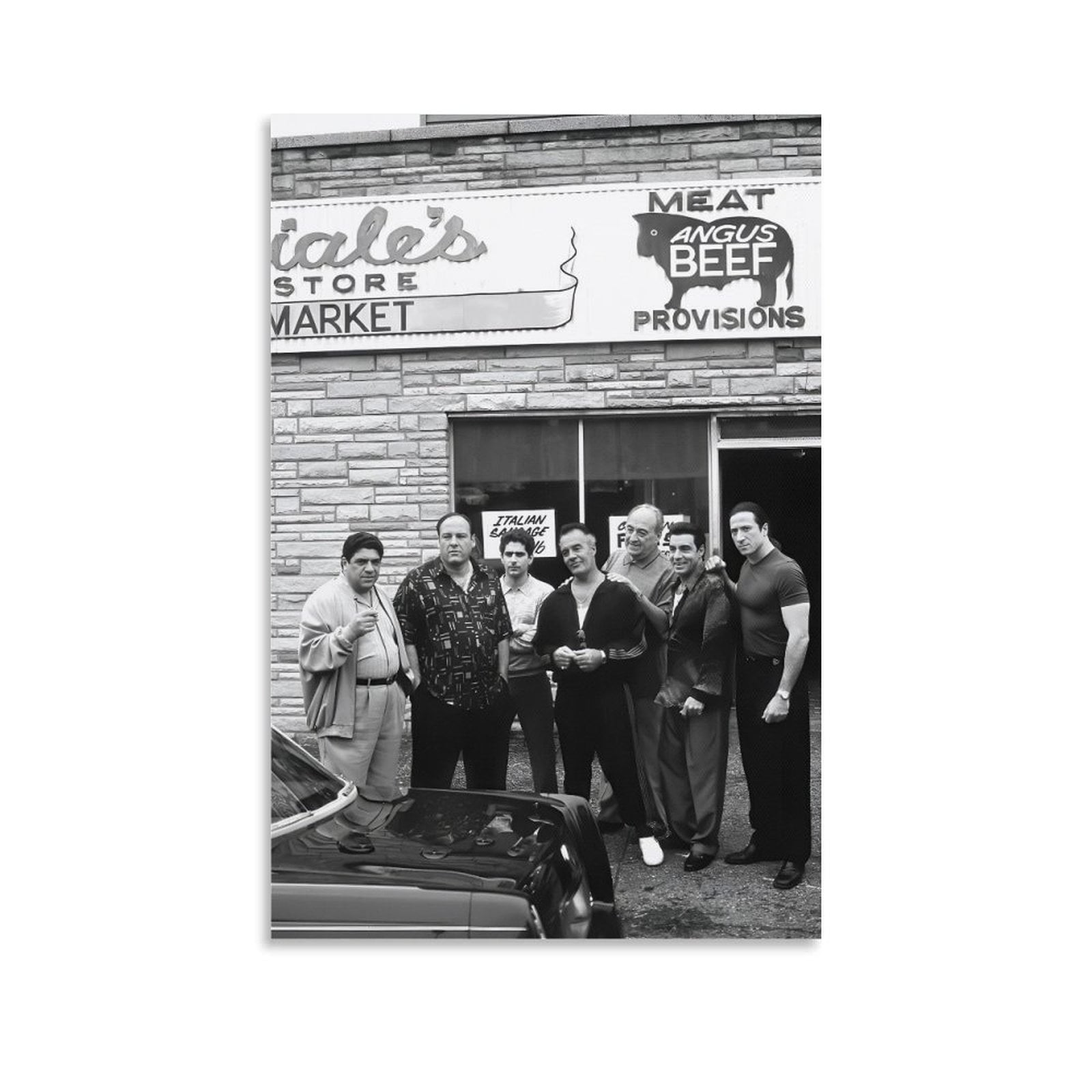 The Sopranos Family Black & White Poster (3) Home Decor Poster Wall Art ...