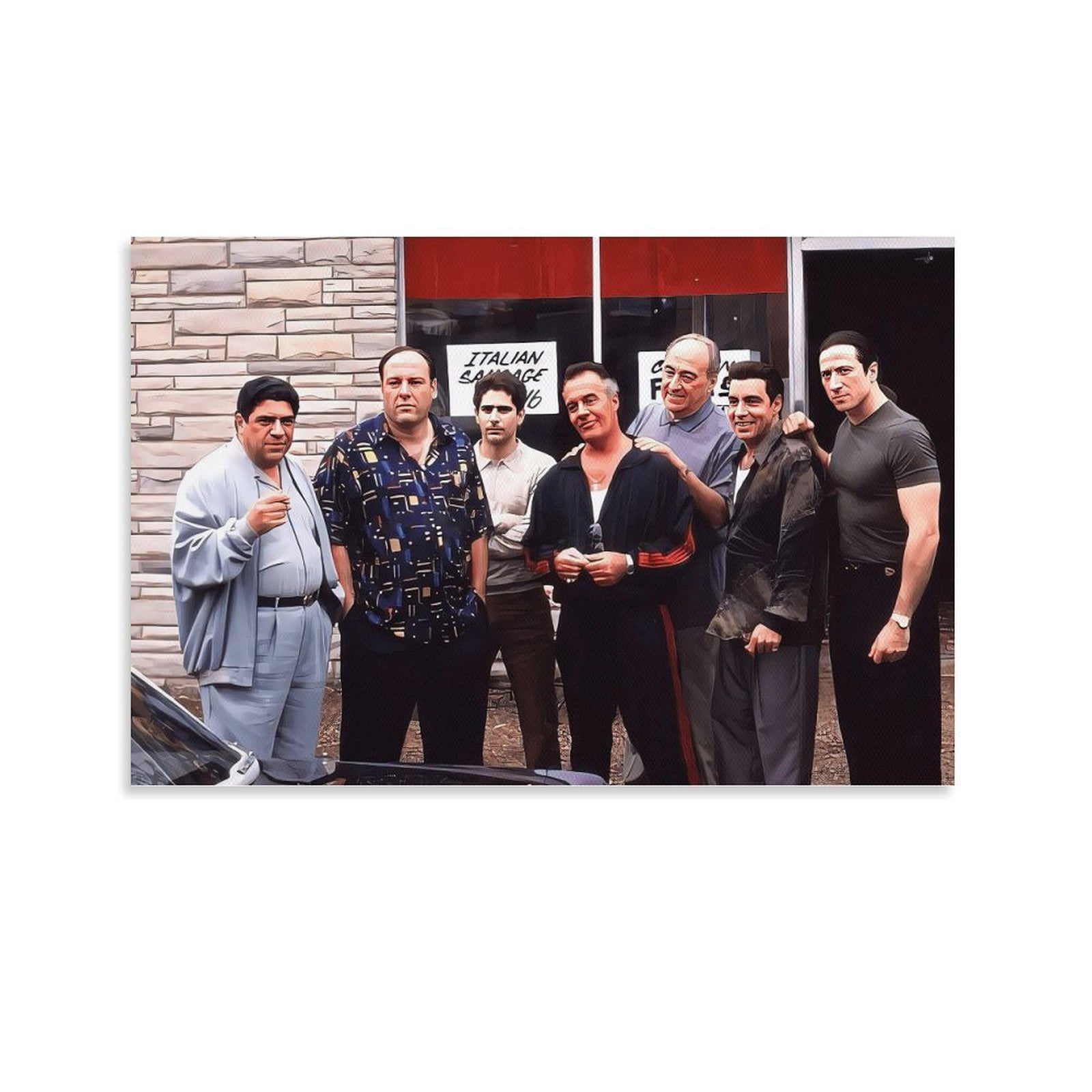 The Sopranos Family Poster - Sopranos Poster (2) Canvas Poster Wall Art ...