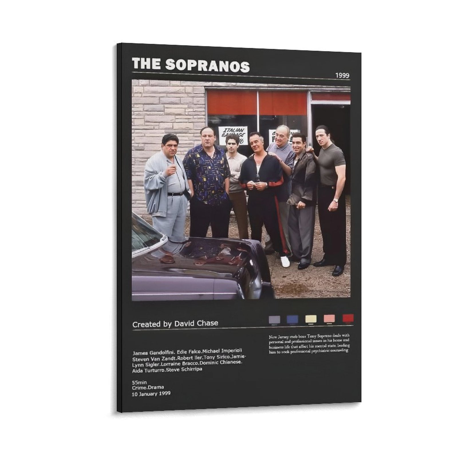 The Sopranos Family Poster - Sopranos Poster (5) Picture Print Canvas ...