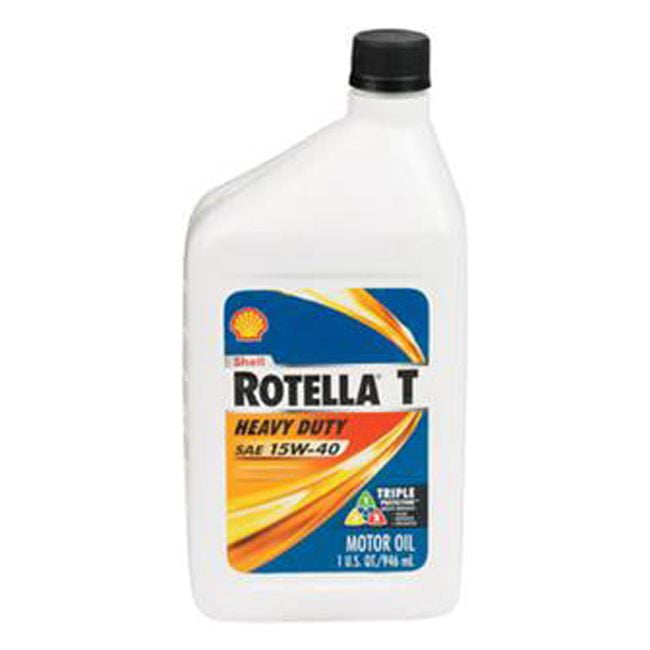 Rotella Shell 15W40 Quart Triple Protection Motor Oil 550049483 Pack of ...