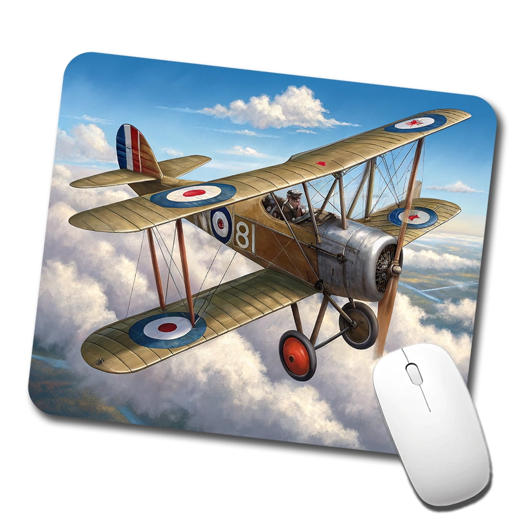 Sopwith Camel WWI British Fighter Plane Mouse Pad Low Profile Gaming ...
