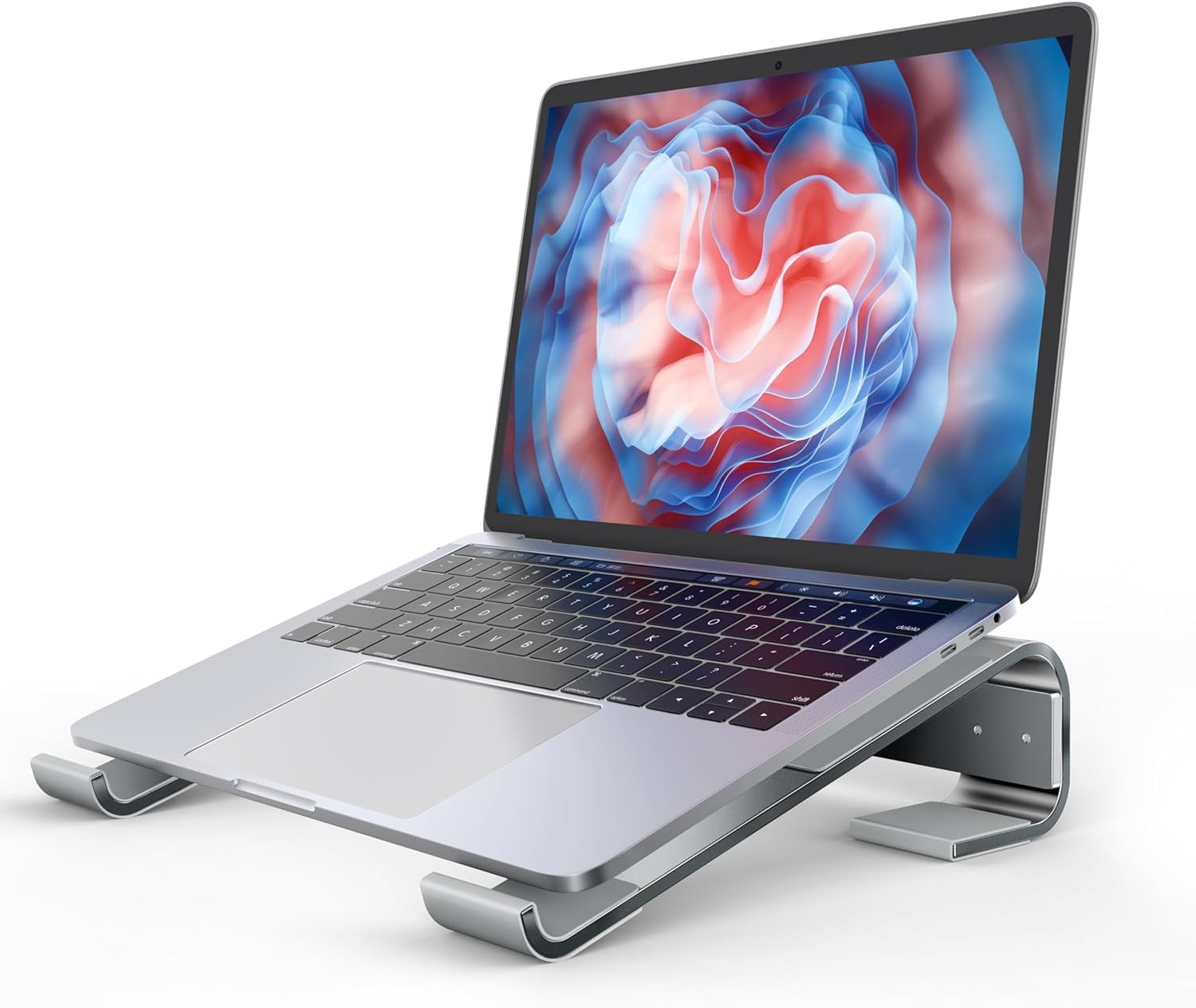 Soqool Laptop Stand for Desk - Ergonomic Aluminum Stable Laptop Riser ...