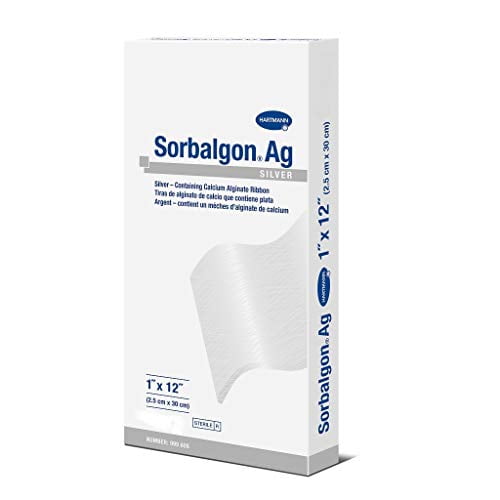 Sorbalgon Ag Calcium Alginate Dressing, 1" X 12" Ribbon Part No. 999609 ...