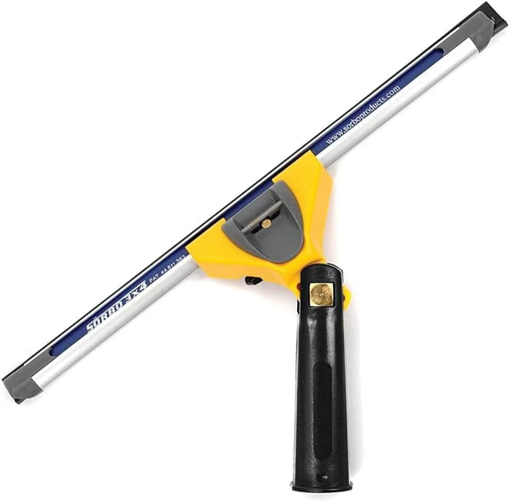 Sorbo 12 inch Professional Window Squeegee with Solid Black Fast ...