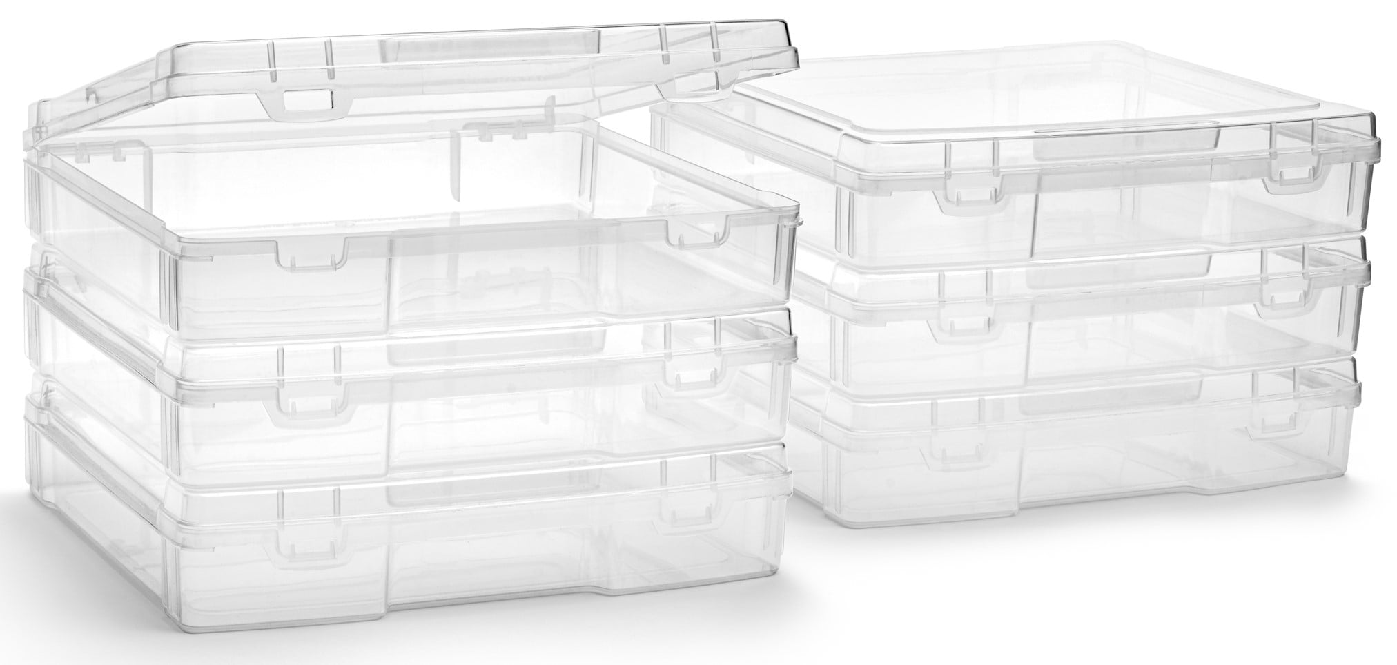 Sorbus 12” x 12” x 3" Project Storage Case – Portable Clear Plastic ...