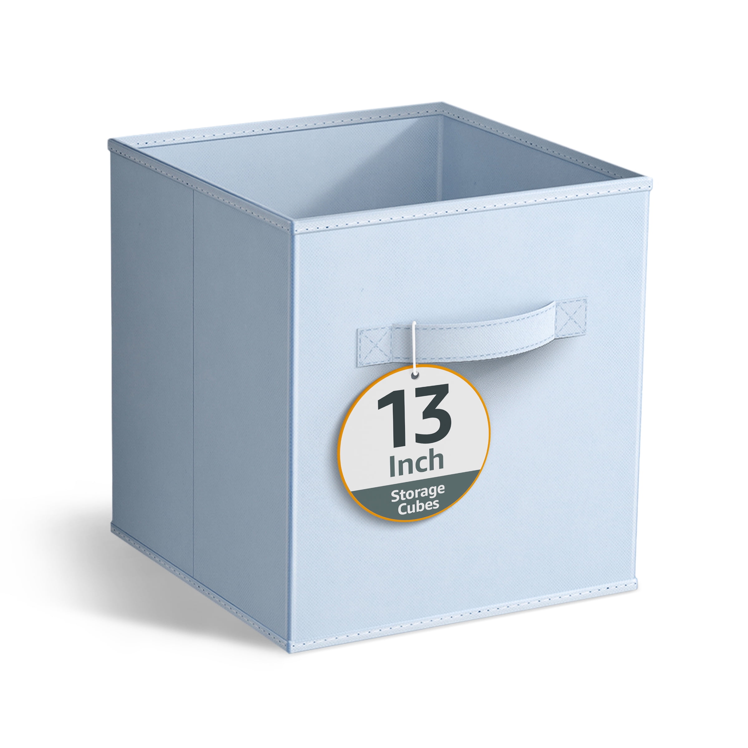 Sorbus 13" Foldable Fabric Storage Cube Bin, Pastel Blue - Walmart.com