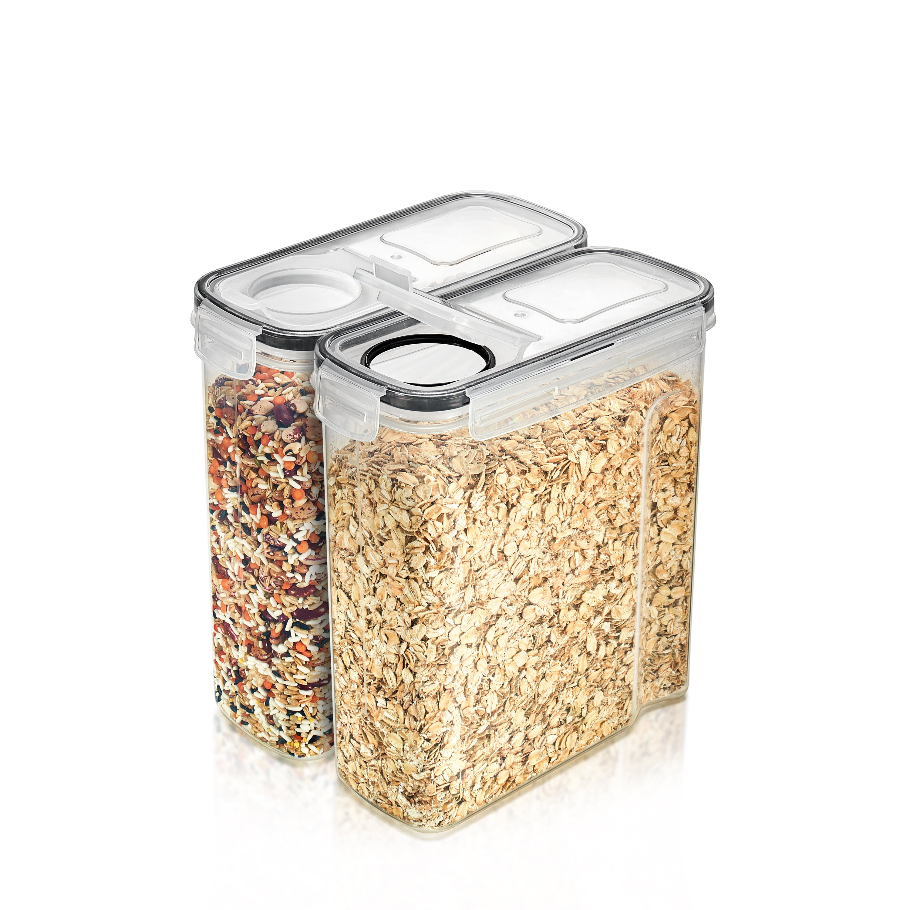 Sorbus 2 Pack Airtight Food Storage Dispenser Set for Beans, Pasta ...