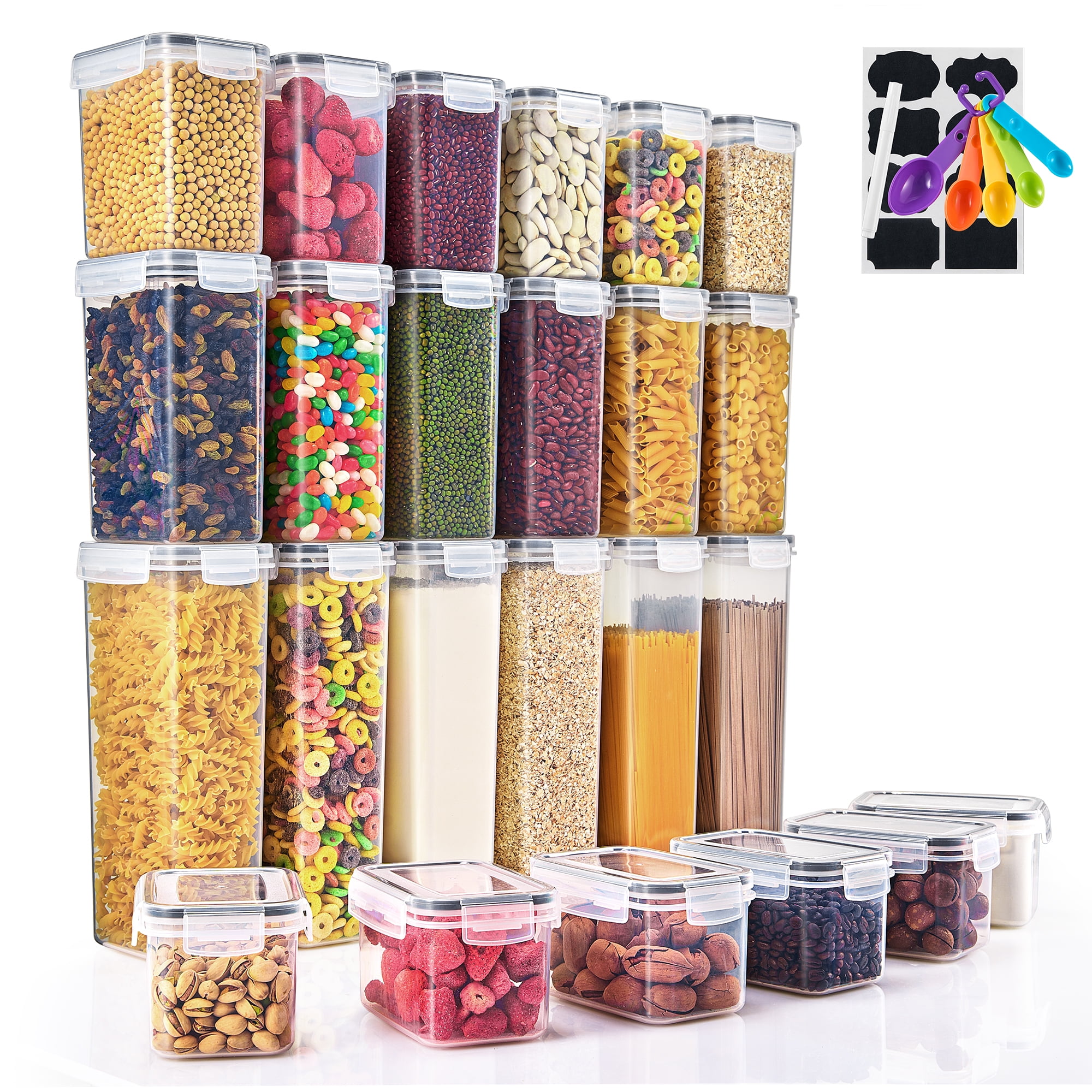Sorbus 24 Pack Airtight Food Storage Containers - Walmart.com