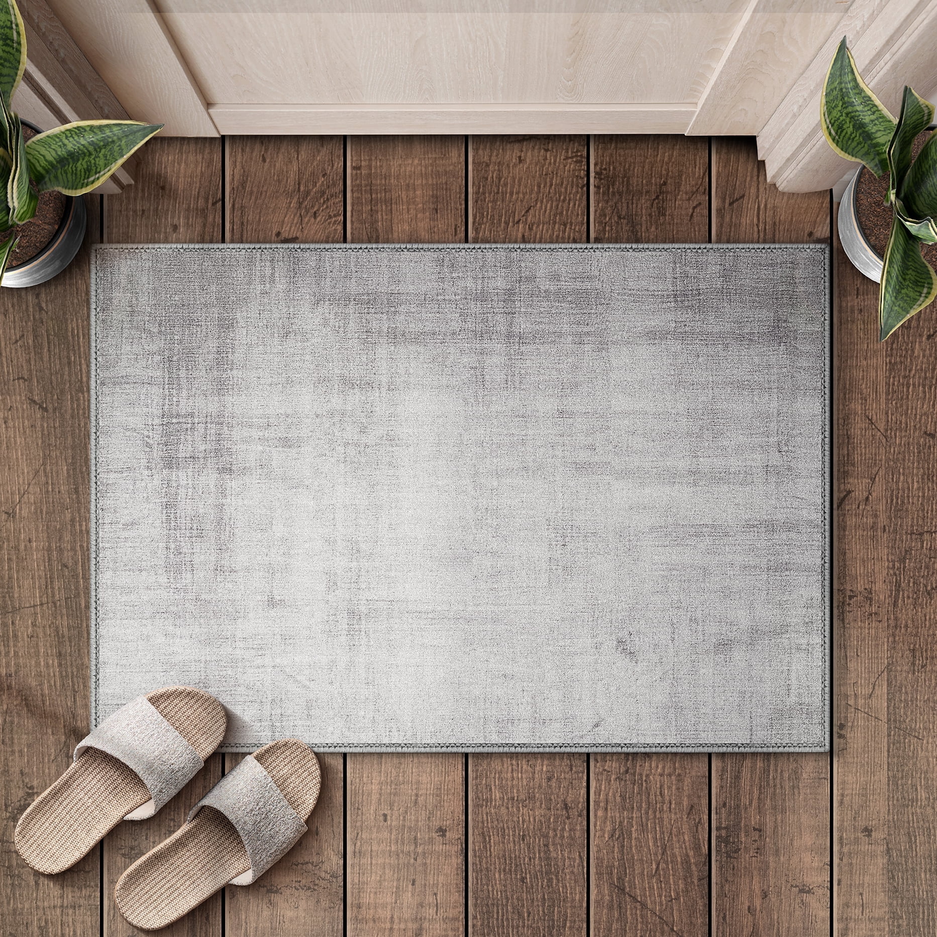 Sorbus 2x3 Welcome Mat Rug for Entryway, Machine Washable, Non-Slip ...