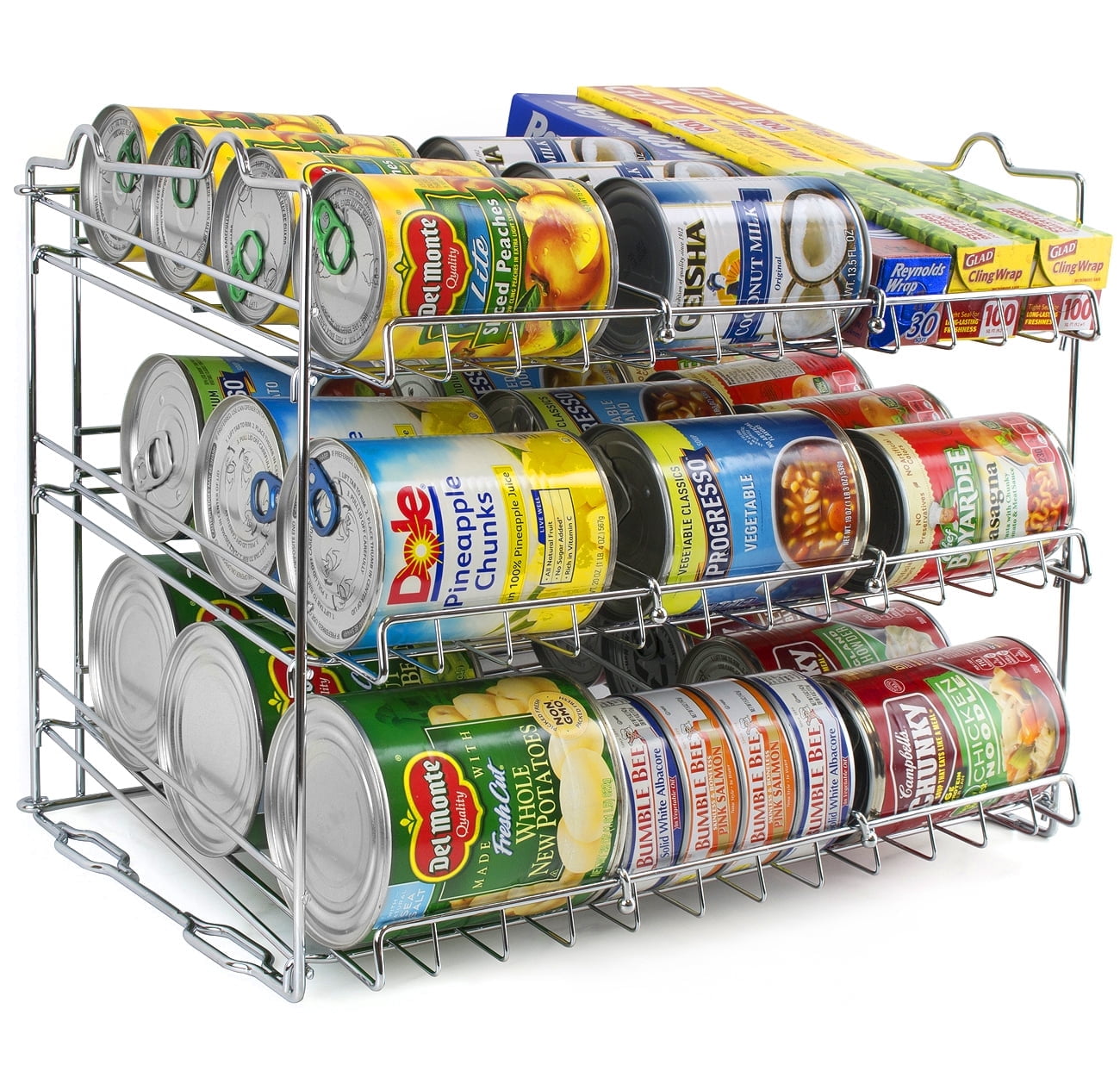 3-Tier Stackable Can Organizer Rack - Holds up to 36 Australia | Ubuy