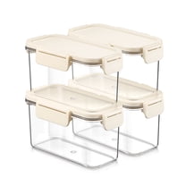 Sorbus 4-Pack Airtight Food Storage Containers 5qt with Lids, Labels ...