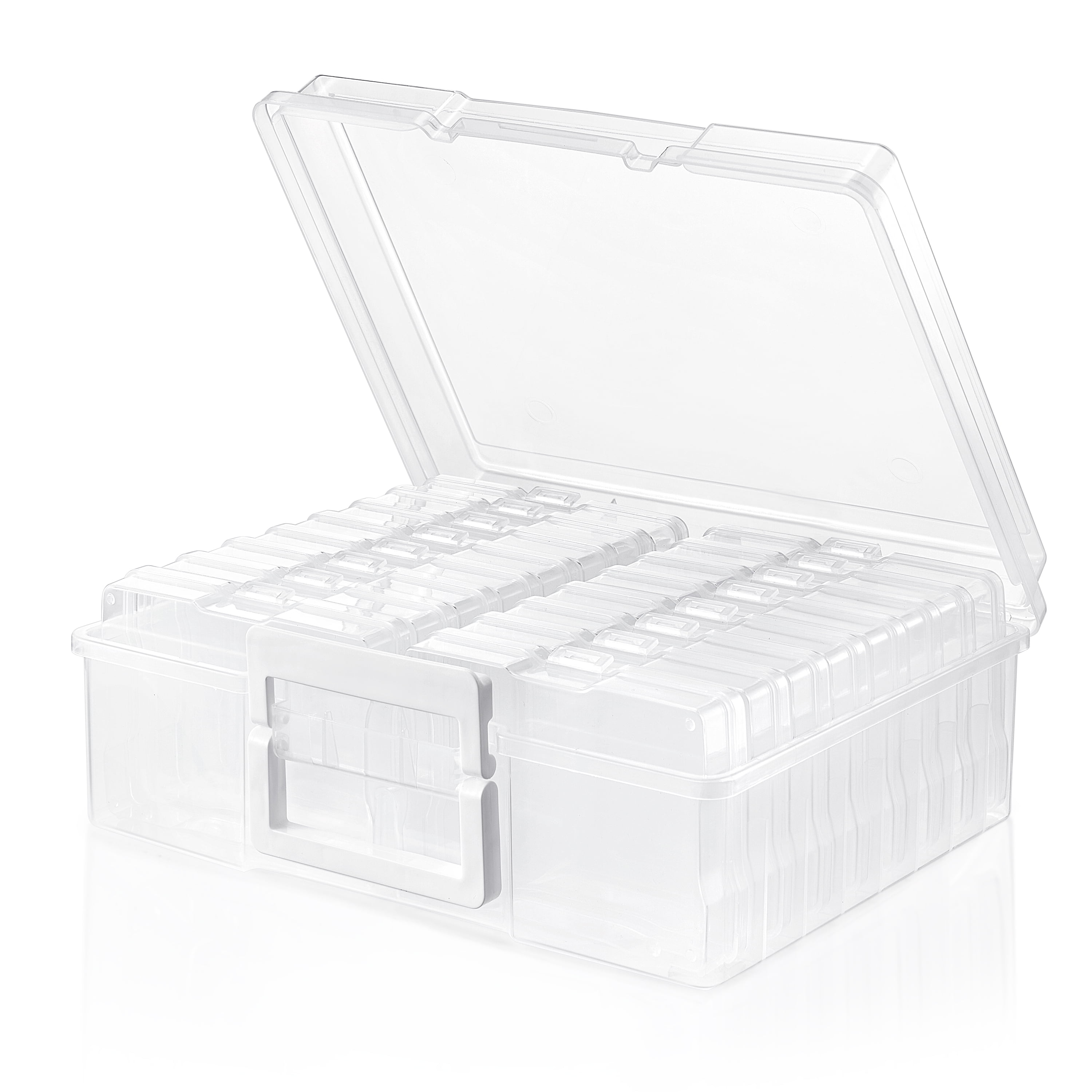 Sorbus 4x6 Photo Organizer Box with 16 Clear Cases – Craft & Picture ...