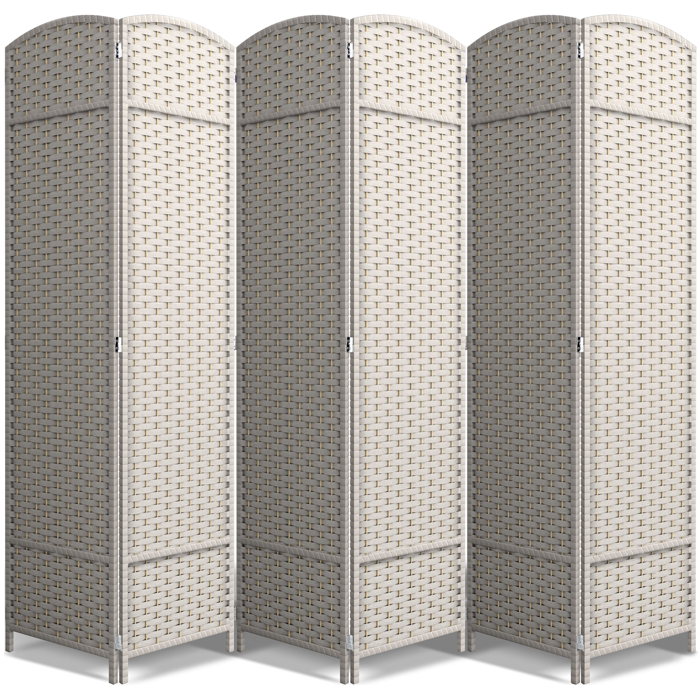 Sorbus 6 Panel Room Divider Tall Privacy Partition Screen Extra Wide ...