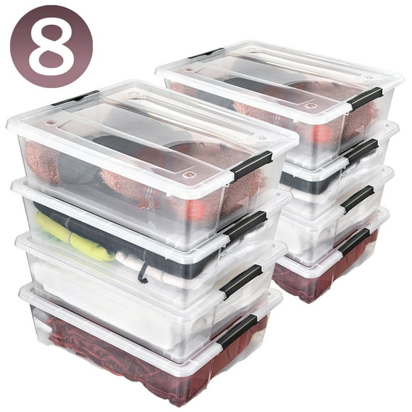 Shallow Underbed Storage Containers