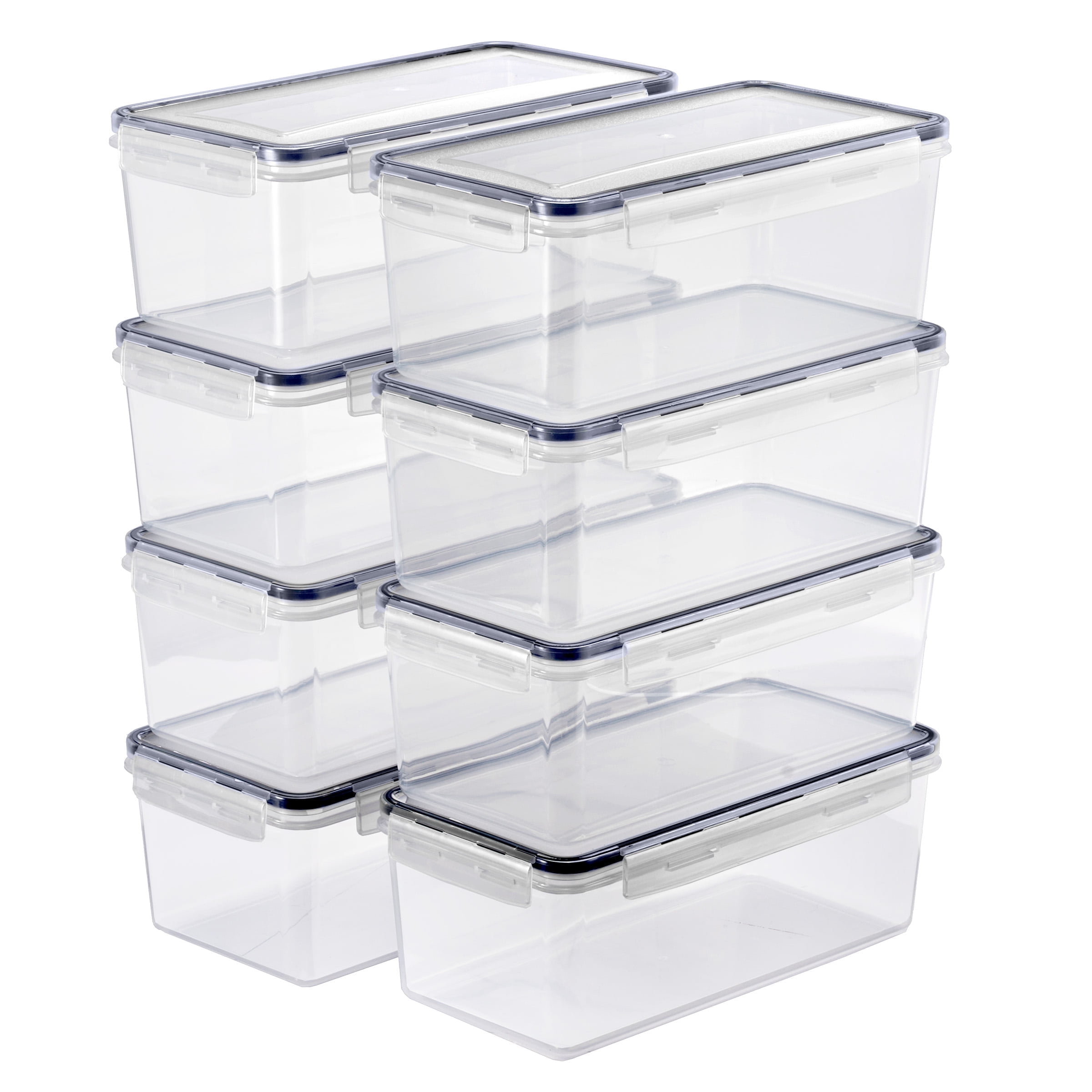 Sorbus 16 Piece Airtight Food Storage Containers (108oz/13.5 cups) with Four-Way Snap Lids ...