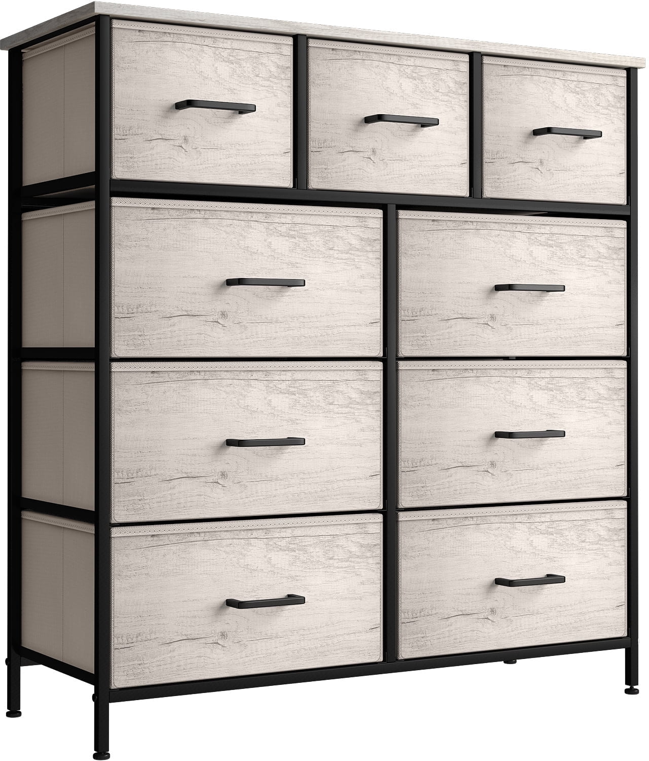Sorbus 9 Drawer Fabric Dresser for Bedroom - Tall Storage Chest of ...