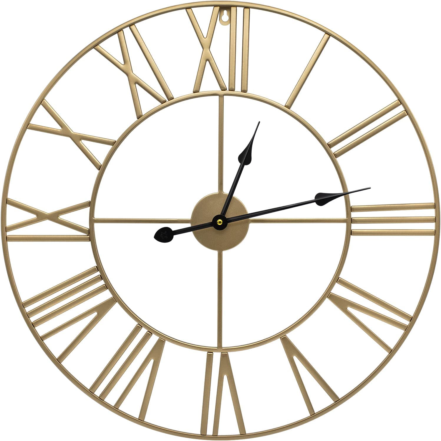Sorbus Analog Wall Clock - Roman Numeral Style, Battery Operated ...