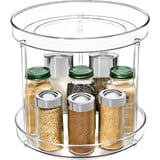 Sorbus Clear 2-Tier Lazy Susan, Plastic Spice Organizer, Kitchen ...