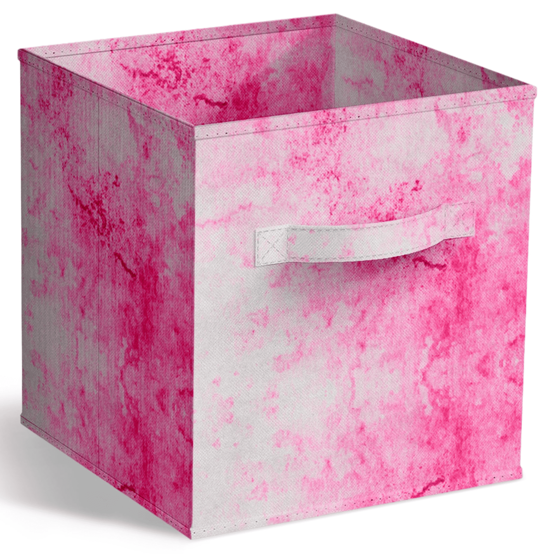 Sorbus Collapsible Fabric Cube Storage Bin (10.5" x 10.5"), Tie Dye ...