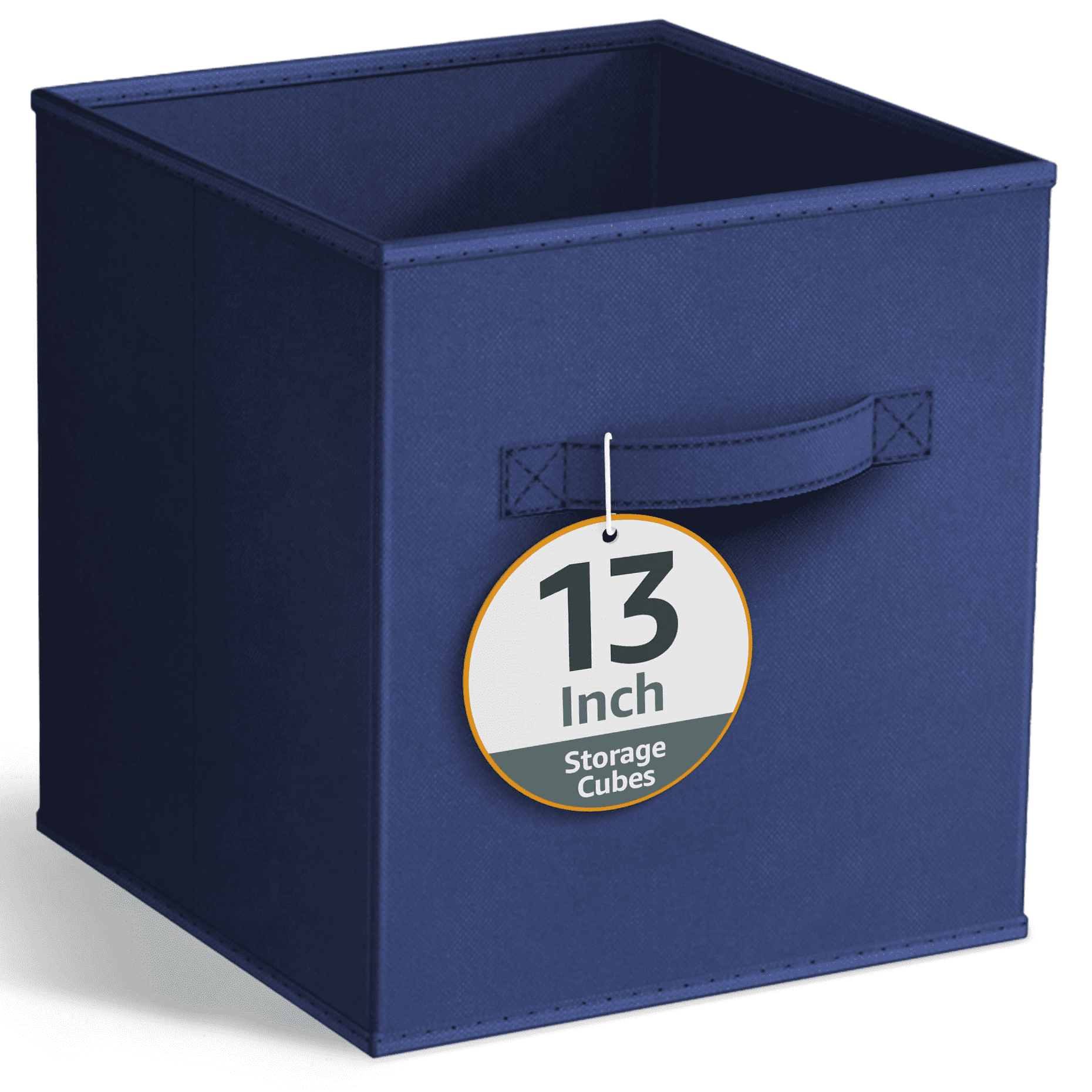 Sorbus Collapsible Fabric Cube Storage Bin (13" x 13"), Navy Blue ...