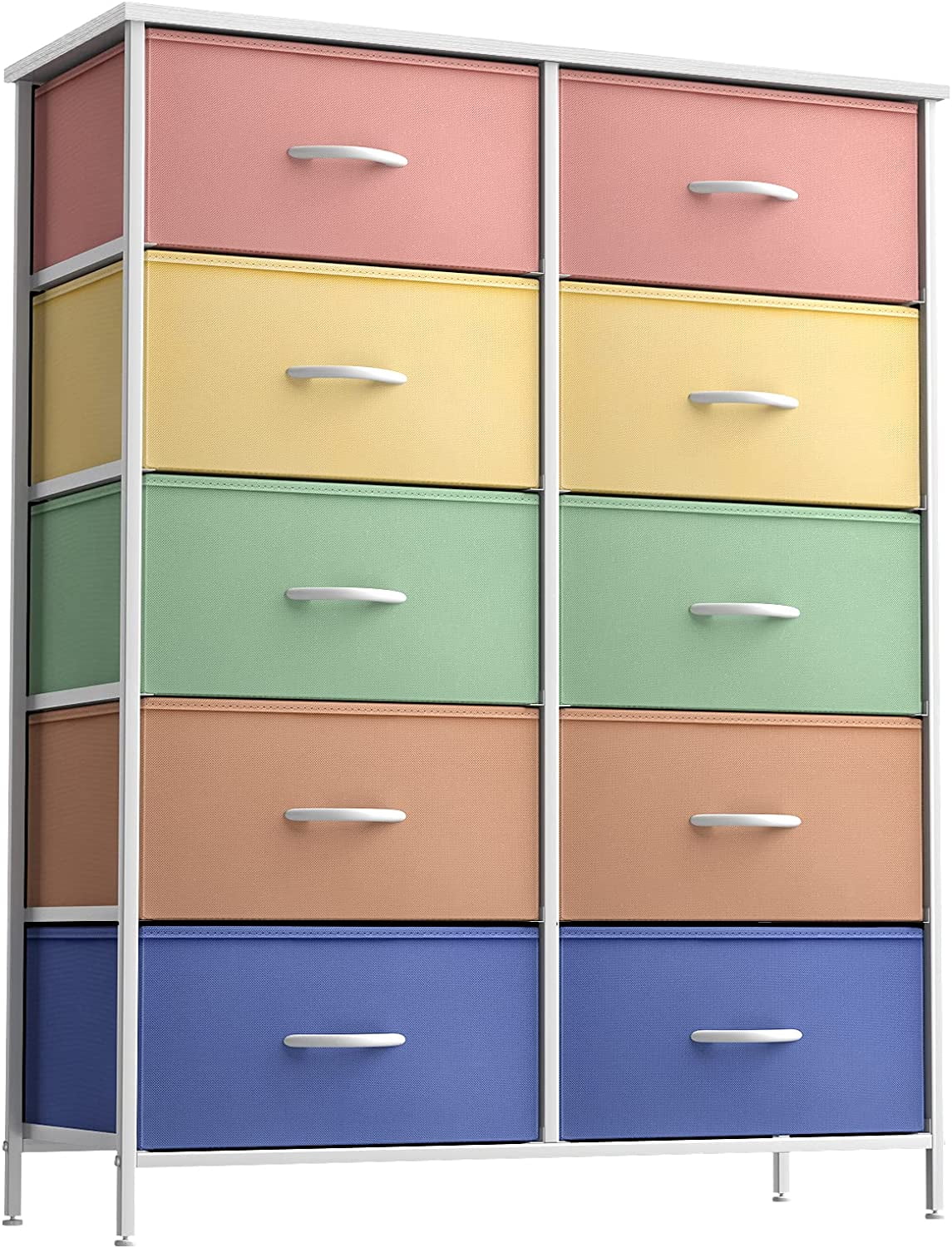 Sorbus Dresser with 10 Drawers - Storage Unit Organizer Chest for ...