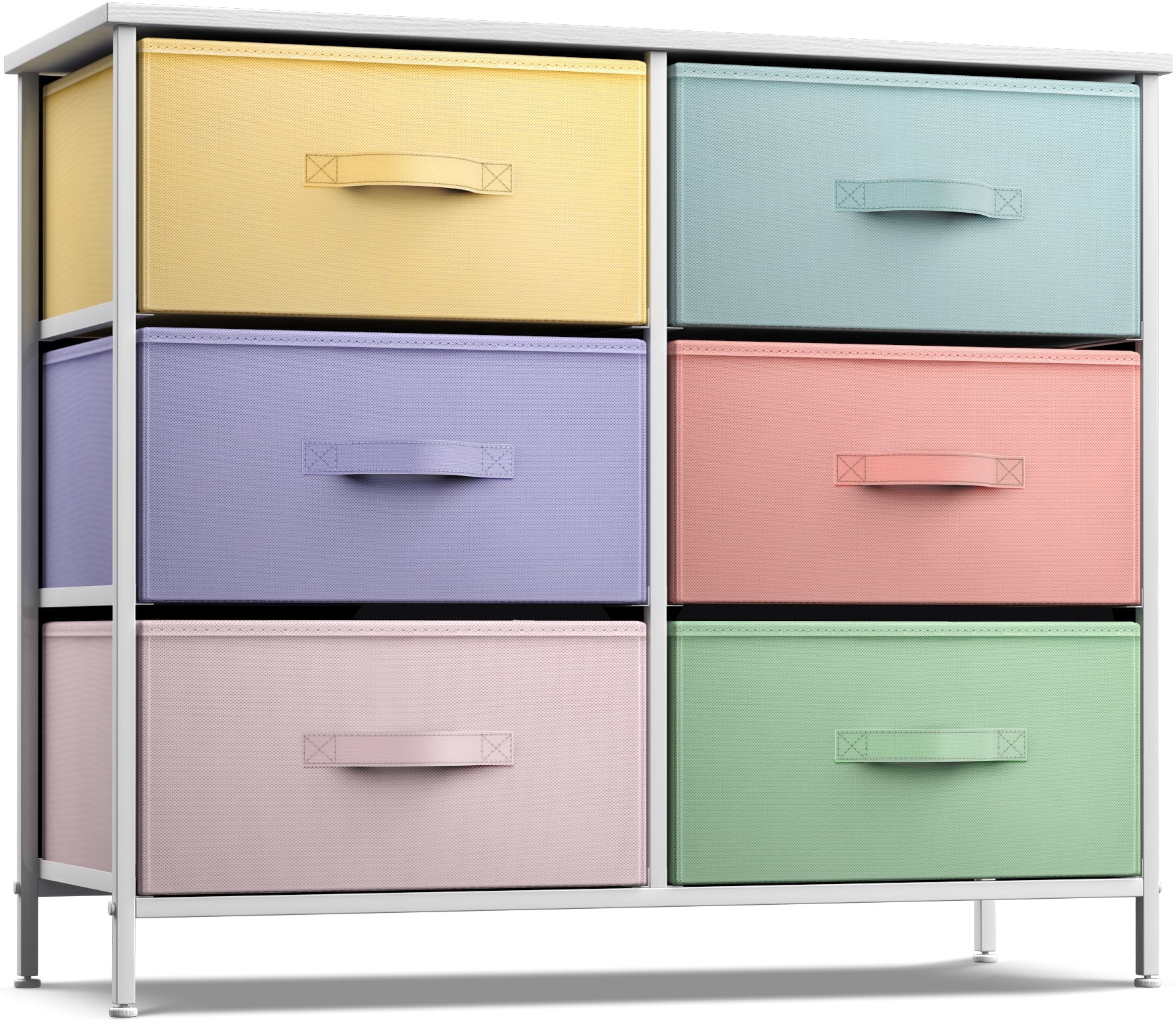 Sorbus Dresser with 6 Drawers - Furniture Storage Chest Tower Unit for ...
