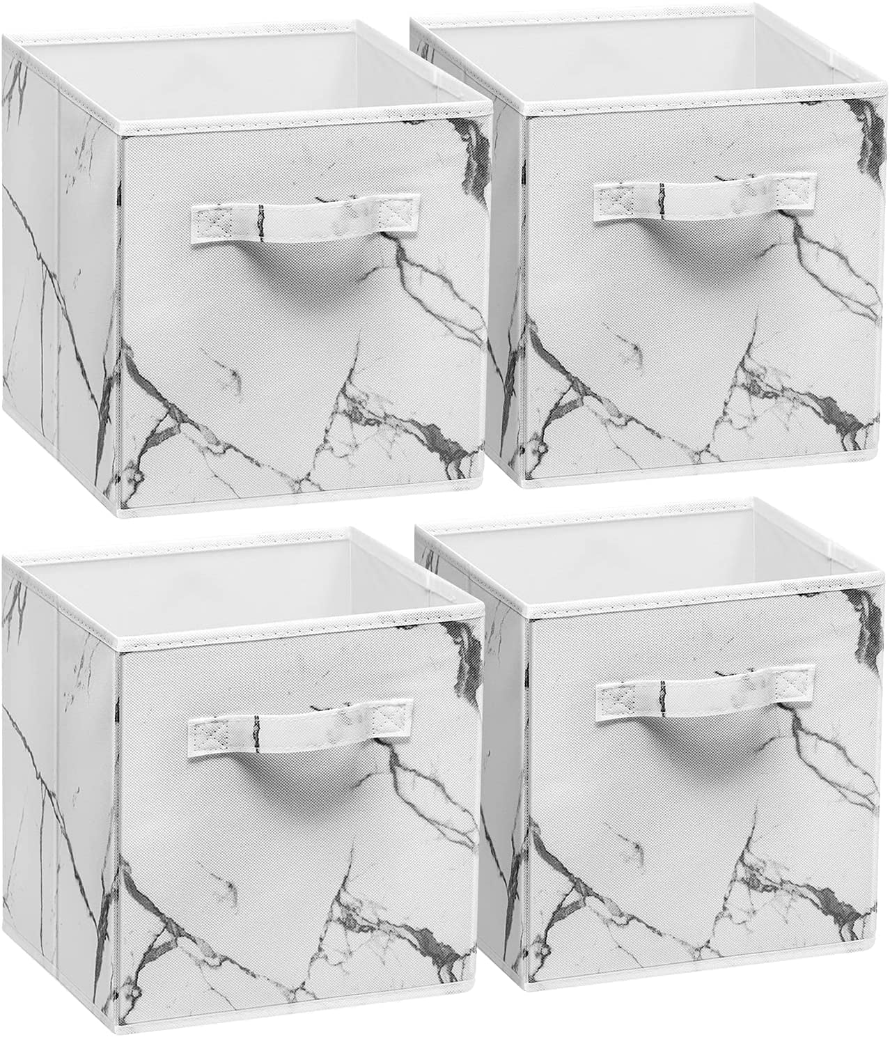 Sorbus Foldable Storage Cube Bins: Adult Cubic Organizer for Living ...