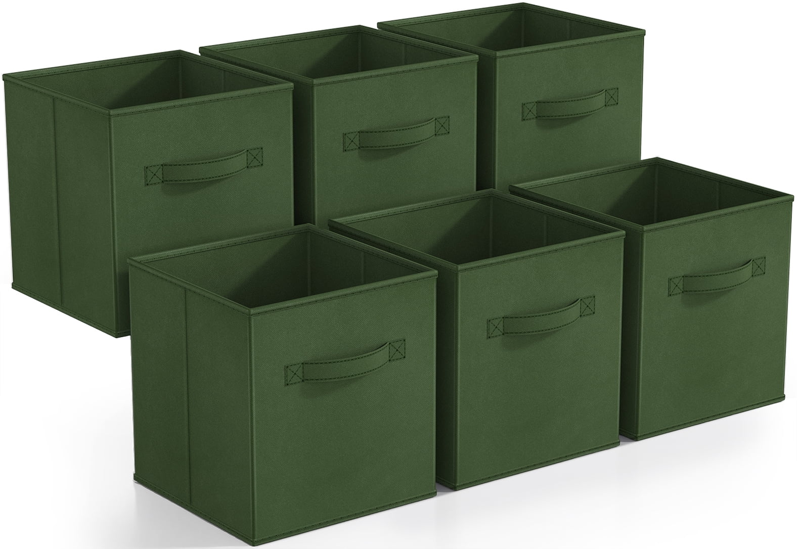 Sorbus Foldable Storage Cubes - 6 Pack, 11" Fabric Baskets for Closet ...