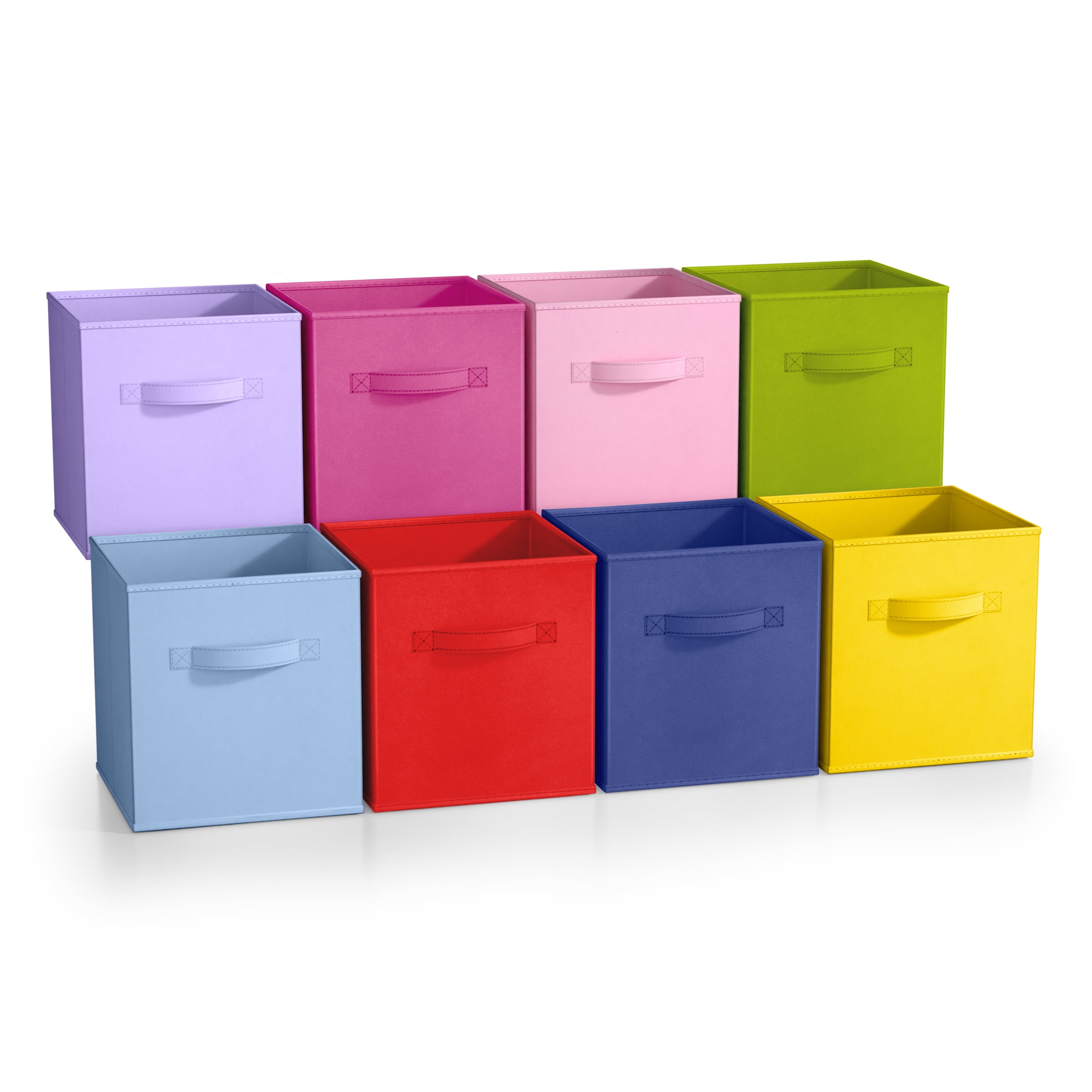 Sorbus Fabric Storage Bins 11" Set of 2 With 8 Foldable Storage Bins ...