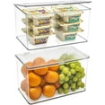 Sorbus Organizer Bins with Attached lids | Kitchen Pantry Organization ...