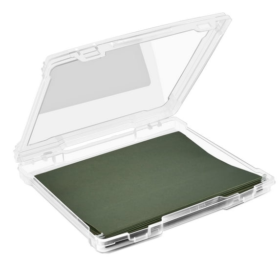 Sorbus Single-Piece Thin Hanging File Organizer Bin Clear Plastic ...