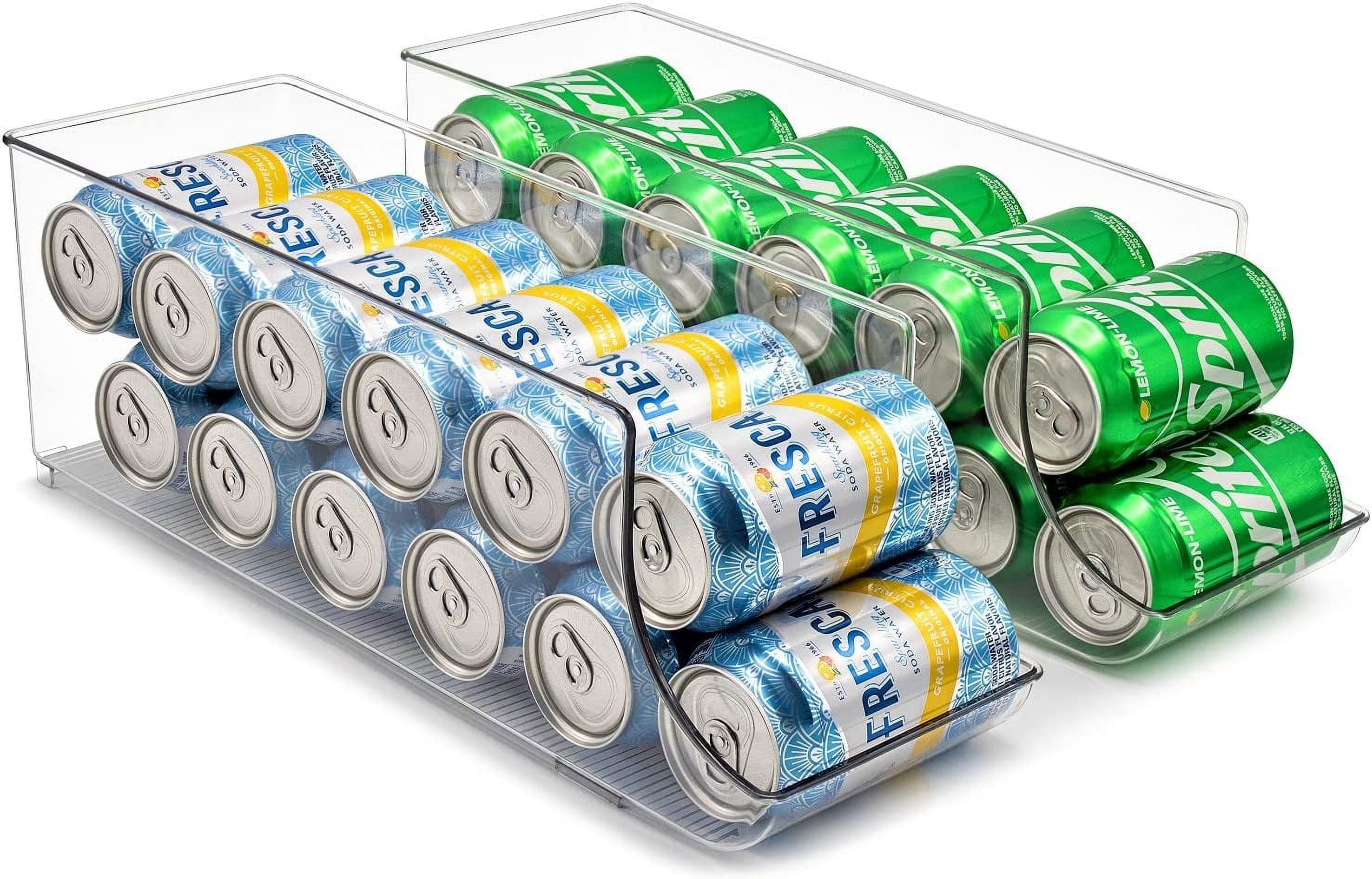 Sorbus Plastic Soda Can Holder - 12 Can Storage Organizer for ...