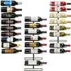 Free Shipping! DecMode 21" x 76" White Wood Boat Wine Rack - 25 Bottles ...