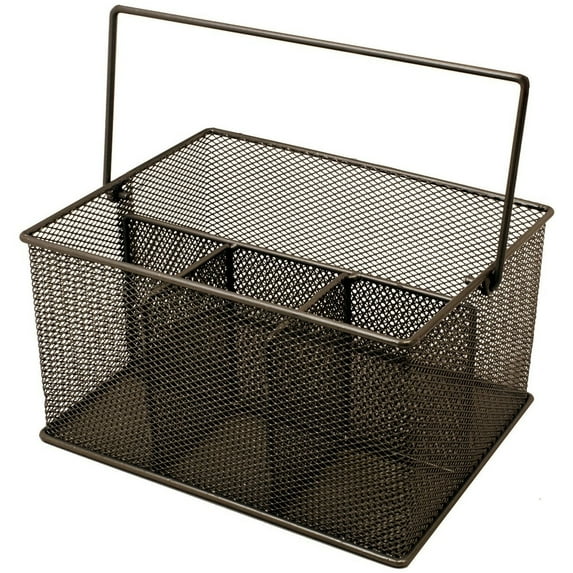 Sorbus Steel Mesh Storage Organizer Caddy for Silverware, Napkins ...