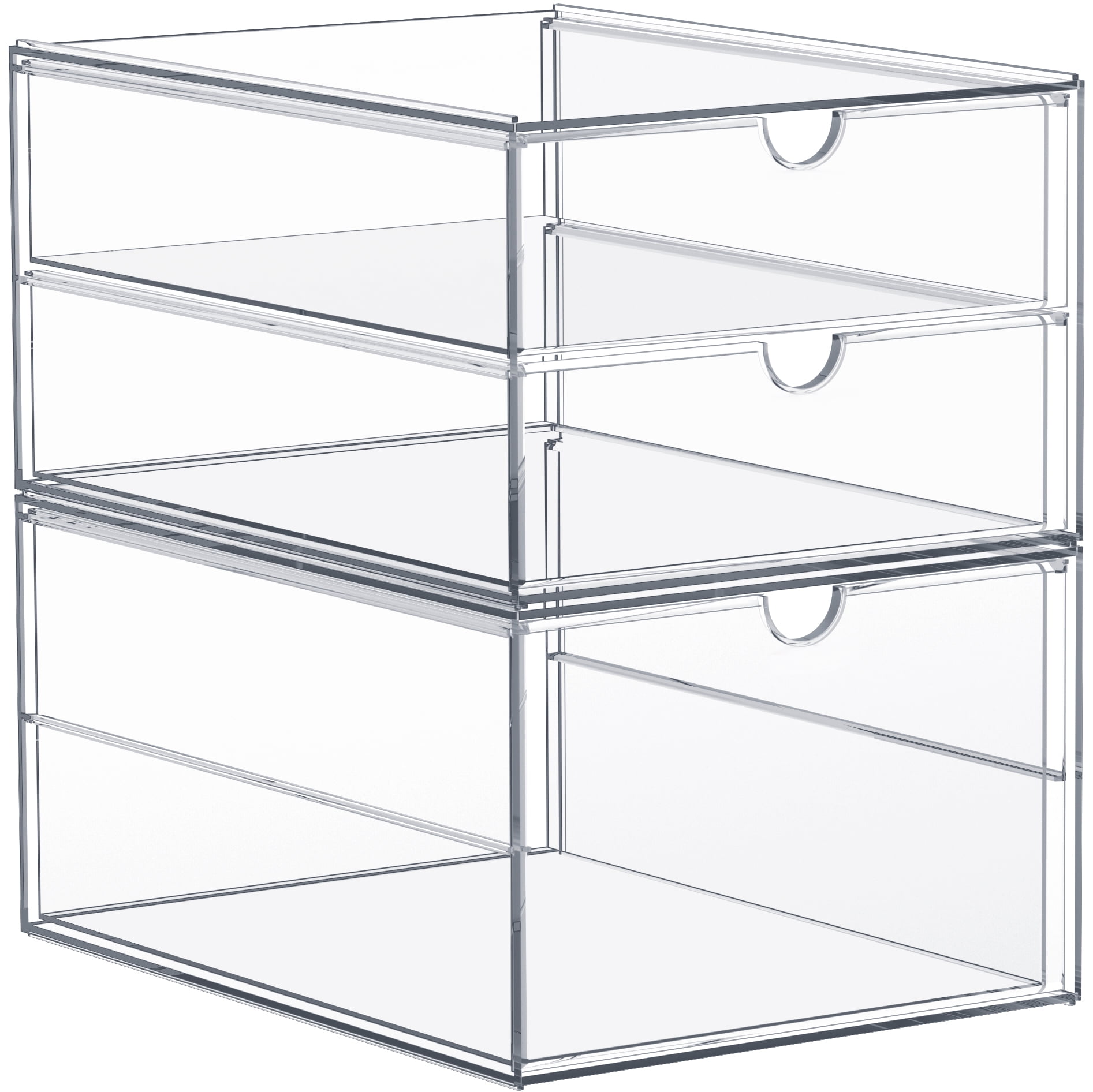 Sorbus Storage Organizers With 3 Drawers, Multipurpose Acrylic Drawers ...