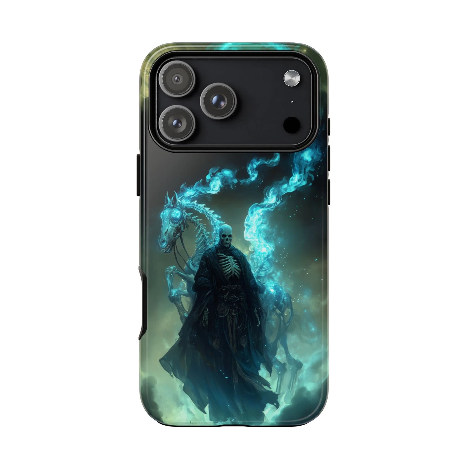 Sorcerer Lich Lord Bone Horse Dark Fantasy Phone Case for iPhone 17 to ...