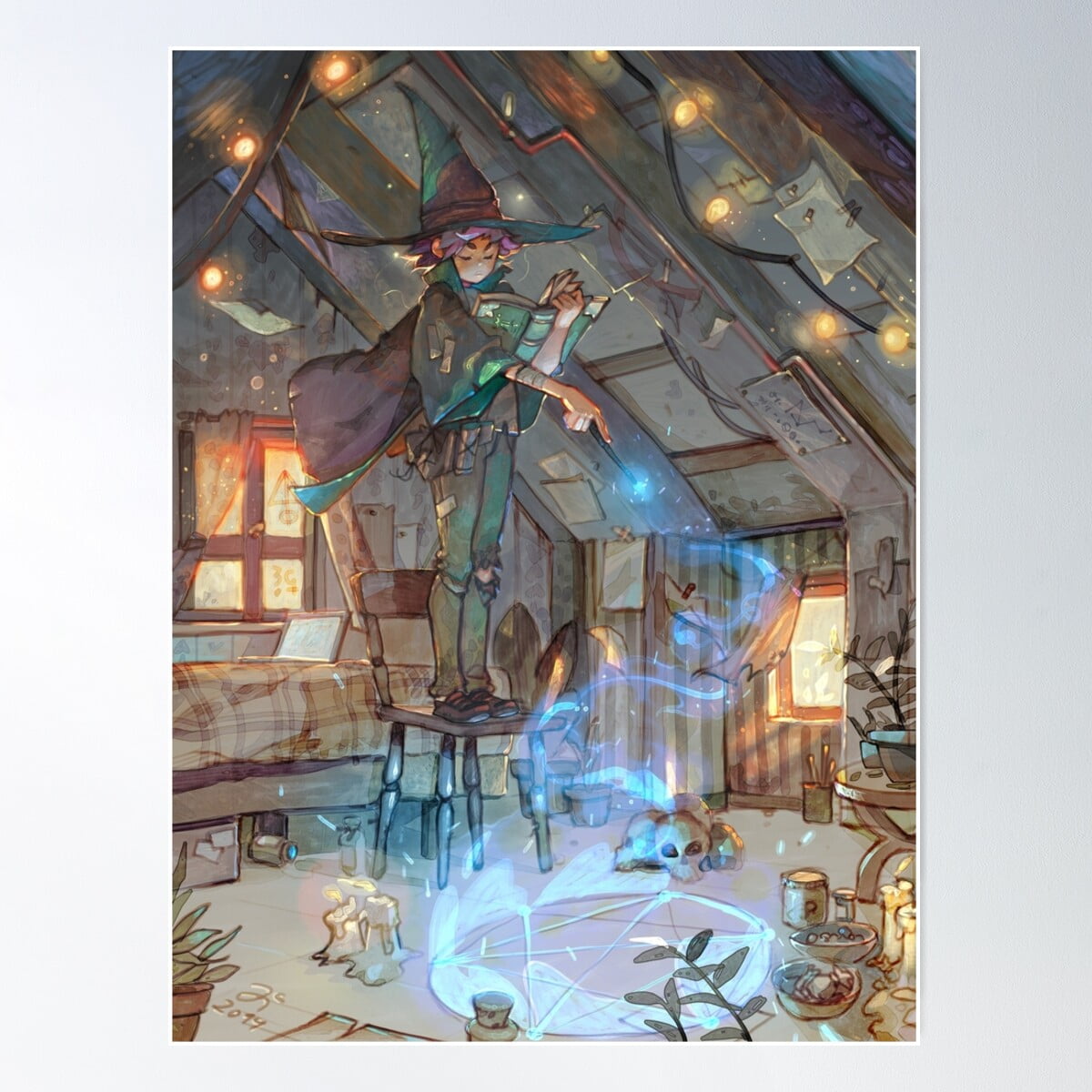 Sorcerer Poster Wall Art, Modern Wall Decor For Living Room Bedroom ...