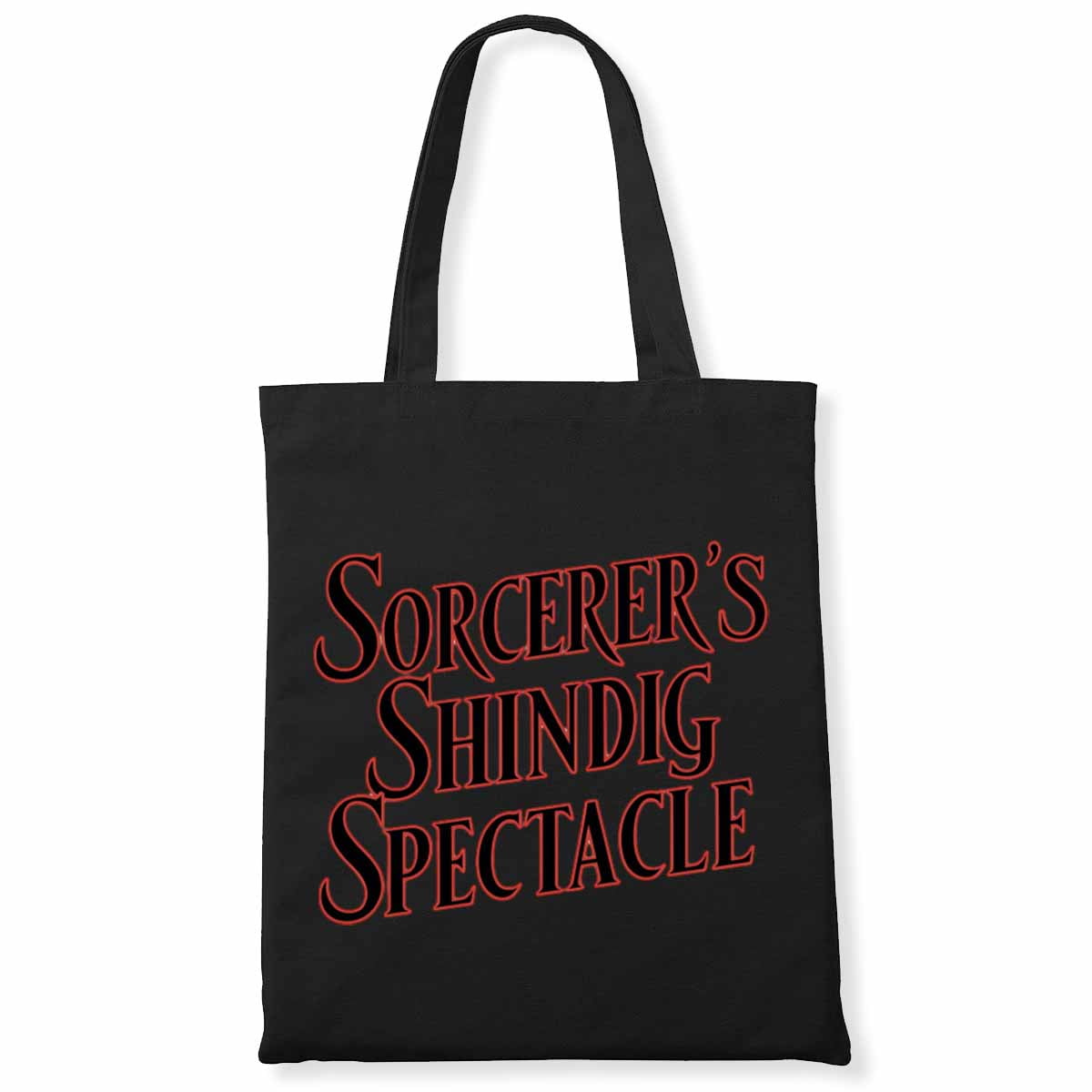 Sorcerer's Shindig Spectacle Halloween Voodoo Doll Satanic Canvas Bag ...