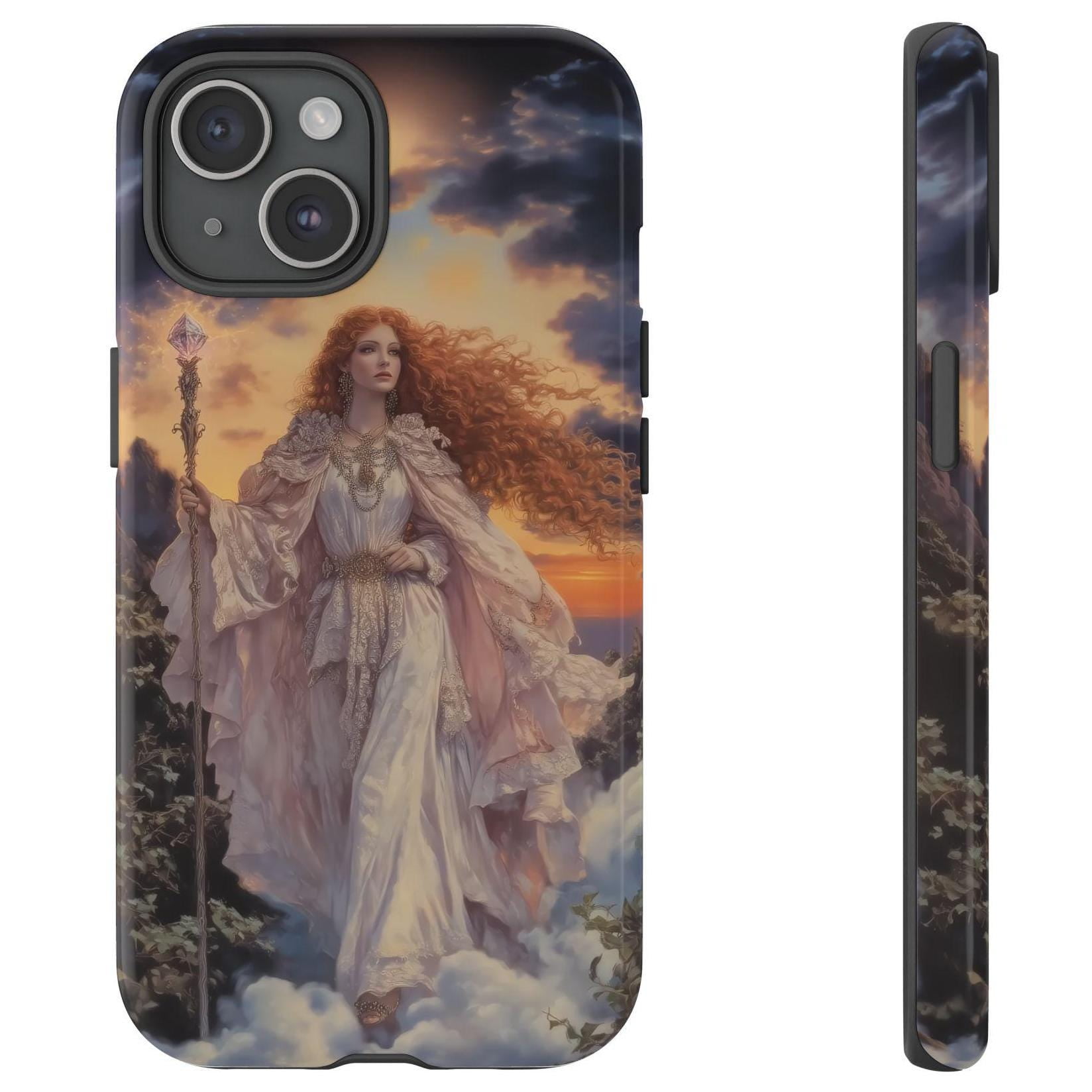 Sorceress Fantasy Phone Case Enchanted Mystic Art for iPhone 17 through ...