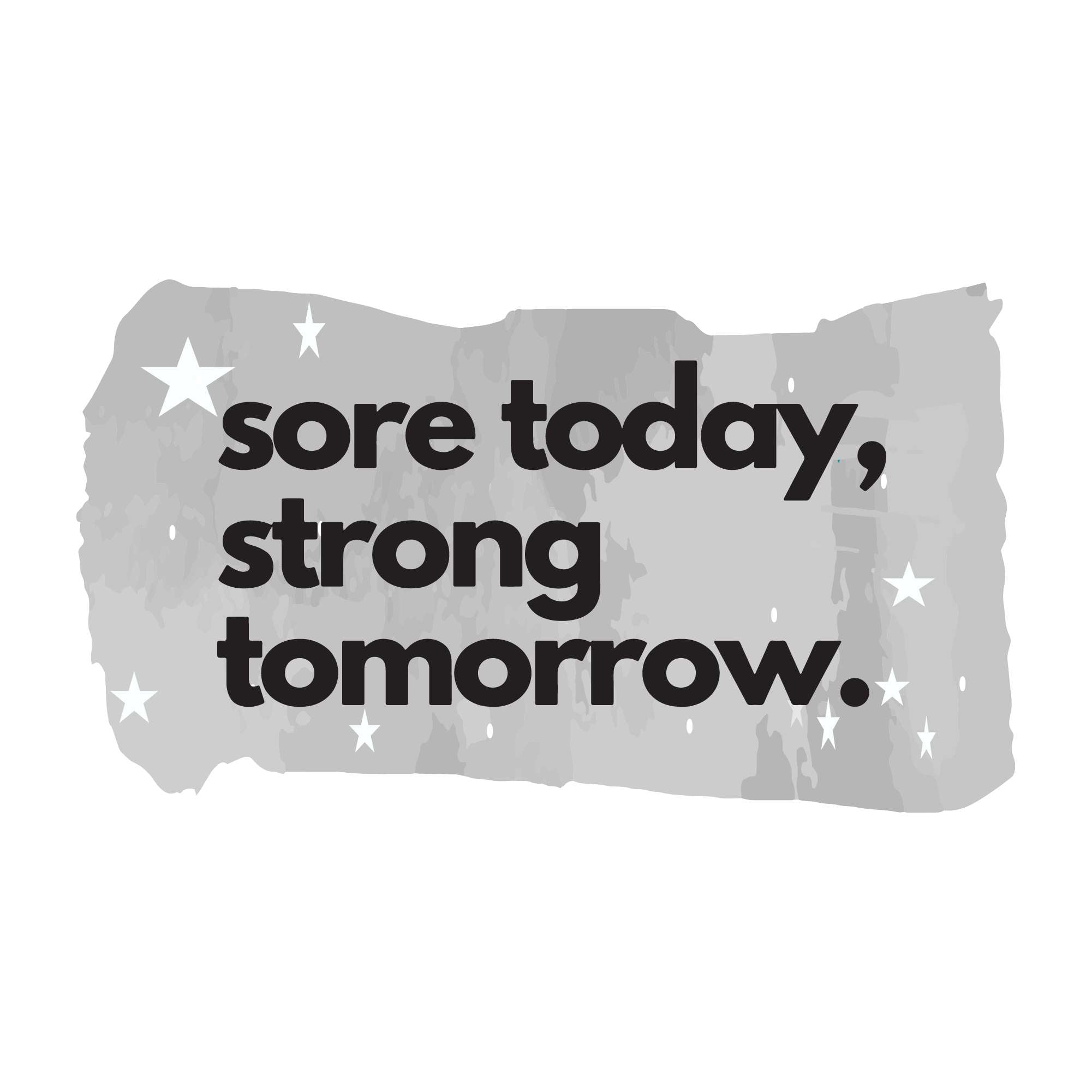 Sore Today Strong Tomorrow Fitness Motivational Quote Vinyl Wall Design ...