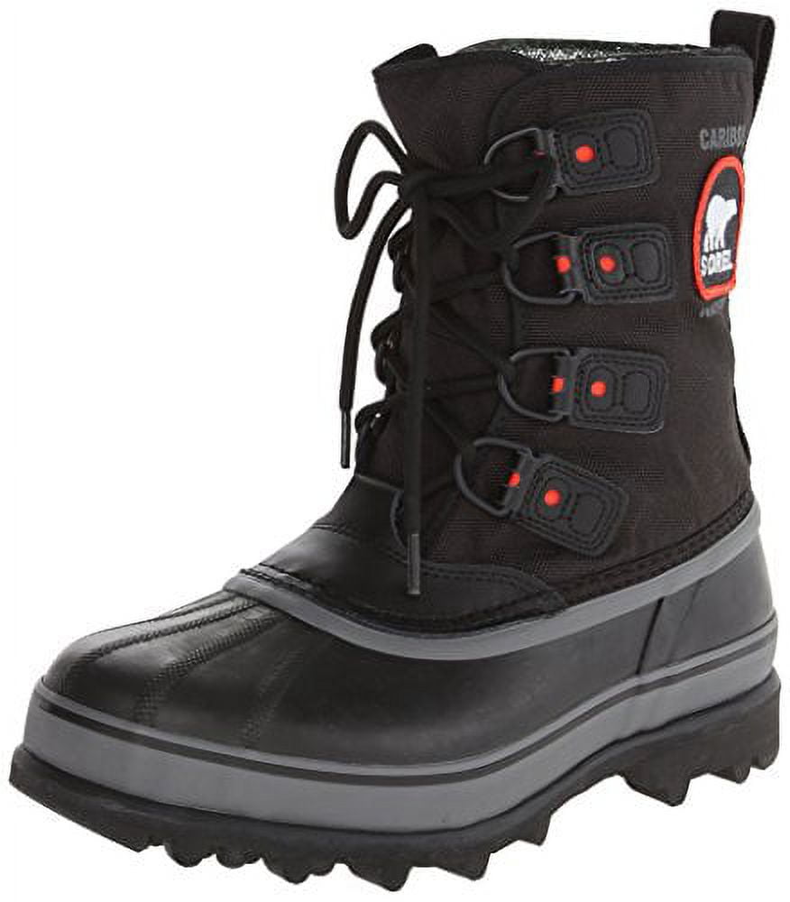 Sorel Men's Caribou Xt Black / Shale Mid-Calf Snow Boot - 10.5M ...