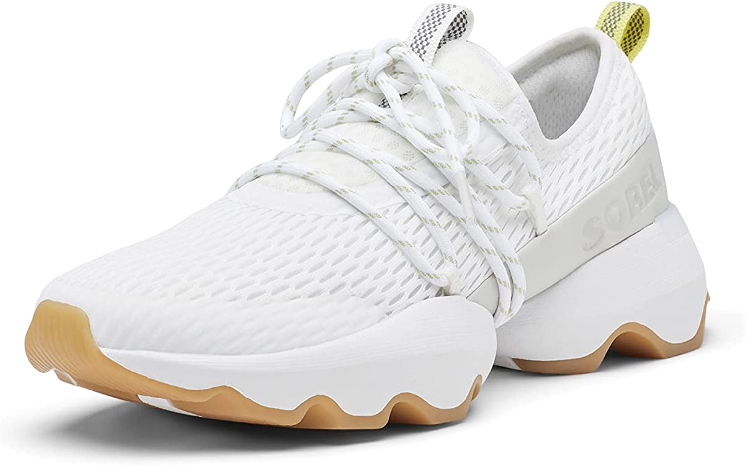 Sorel Women's Kinetic Impact Lace Shoe 6 White, Gum 16 - Walmart.com