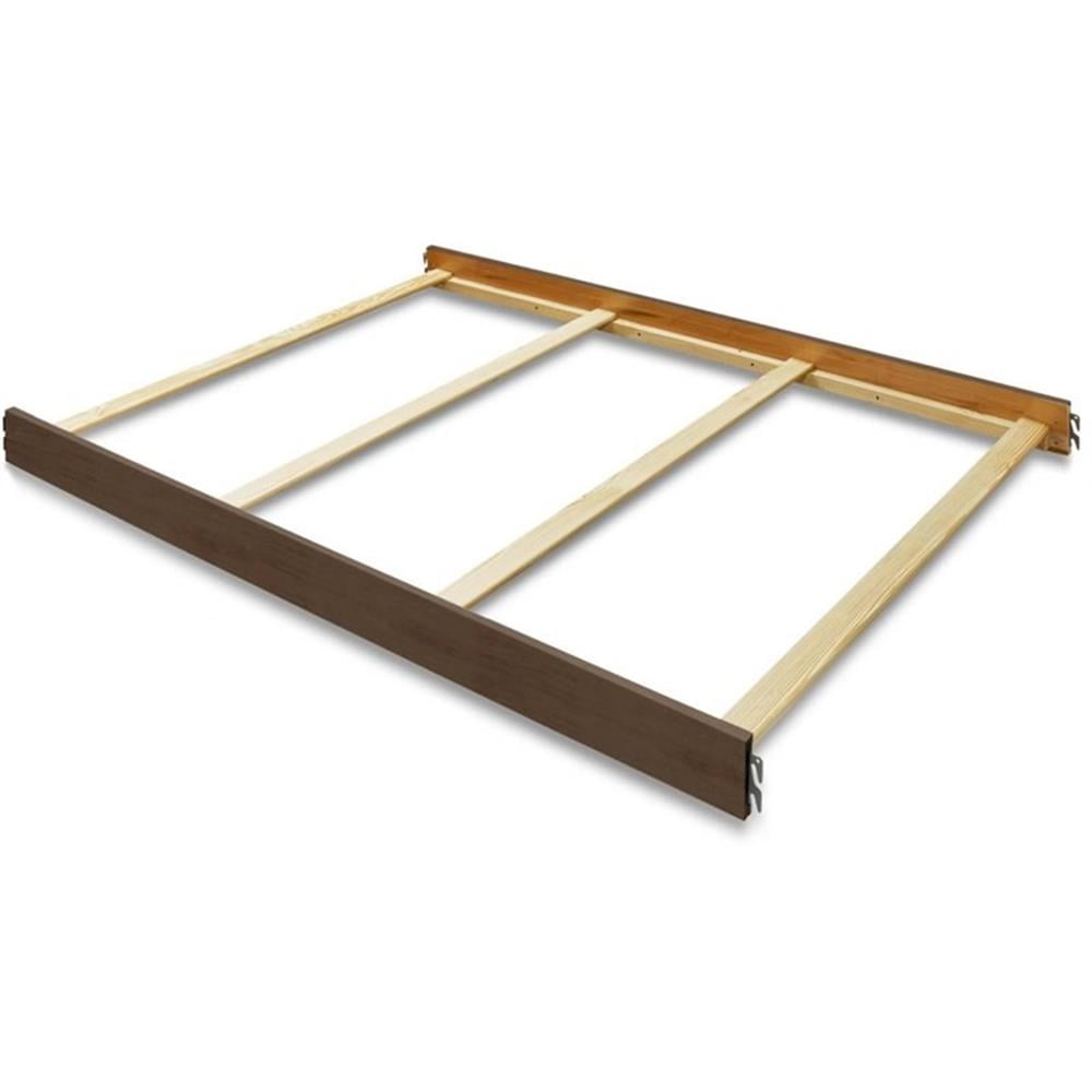 Sorelle Furniture Full Size Wood Bed Rails, Chocolate - Walmart.com