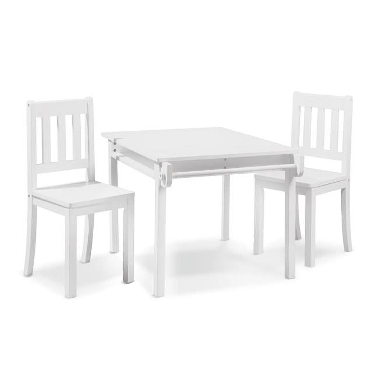 Sorelle Imagination Table and Chair Set in White - Walmart.com
