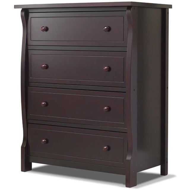 Sorelle Princeton Elite 4-Drawer Dresser - Espresso - Walmart.com