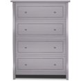 Sorelle Princeton Elite 4-Drawer Dresser - Weathered Gray - Walmart.com