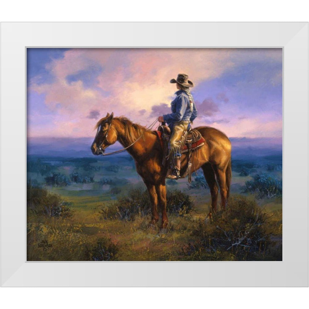 Sorenson, Jack 17x15 White Modern Wood Framed Museum Art Print Titled ...