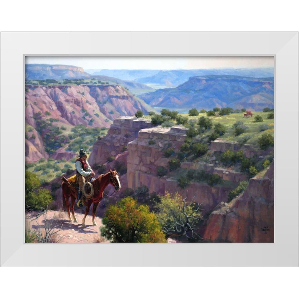 Sorenson, Jack 18x15 White Modern Wood Framed Museum Art Print Titled ...